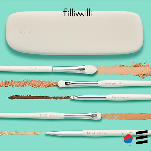 🇰🇷 [Filimilli] Eye Brush Pro Collection 專業眼部刷具組 - 5入組 | 蝦皮購物