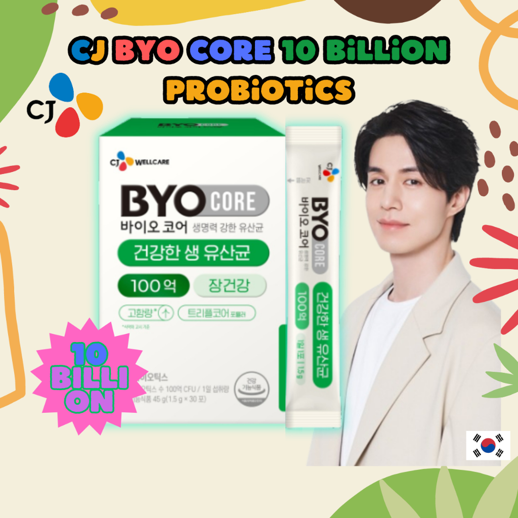 [CJ] Byo Core Health LIVE 益生菌 10 億 1.5gx30 棒 1piece (1month) | 蝦皮購物