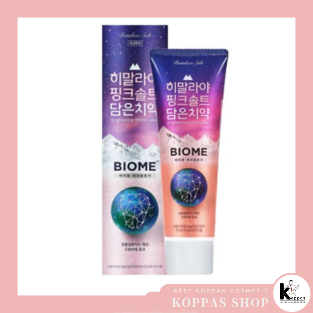 [LG] 喜馬拉雅粉紅鹽 BIOME 牙膏 3pc/6pc (100g) | 蝦皮購物