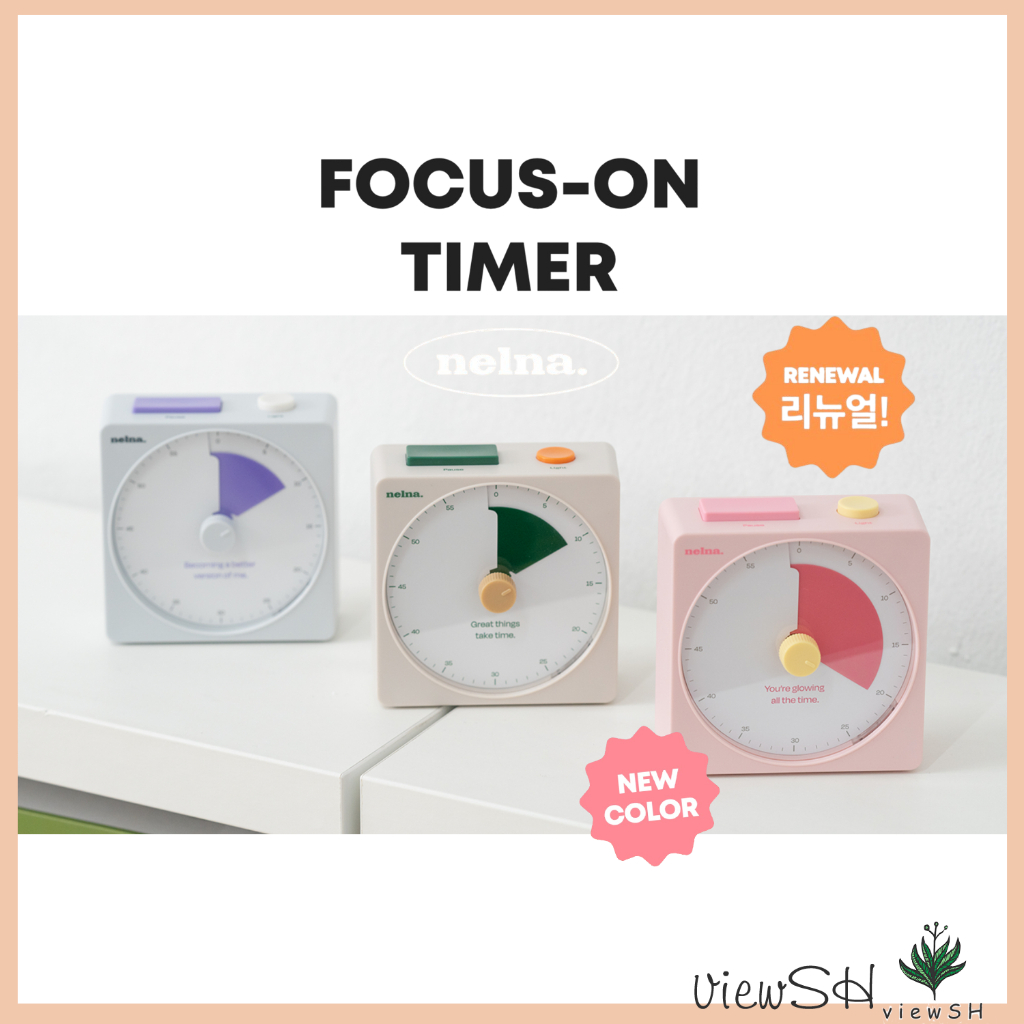 [nelna] Focus On Timer Google Pomodoro Clock 學習時間定時器/防滑框 | 蝦皮購物