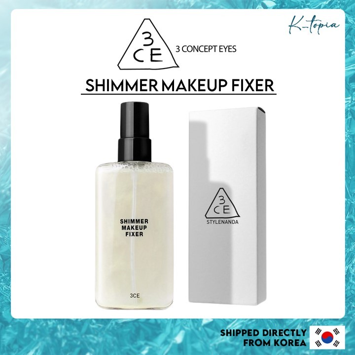 [3CE] 3CE 珍珠光定妝噴霧 定妝噴霧 shimmer makeup fixer 定妝 正品 韓國,95ml | 蝦皮購物