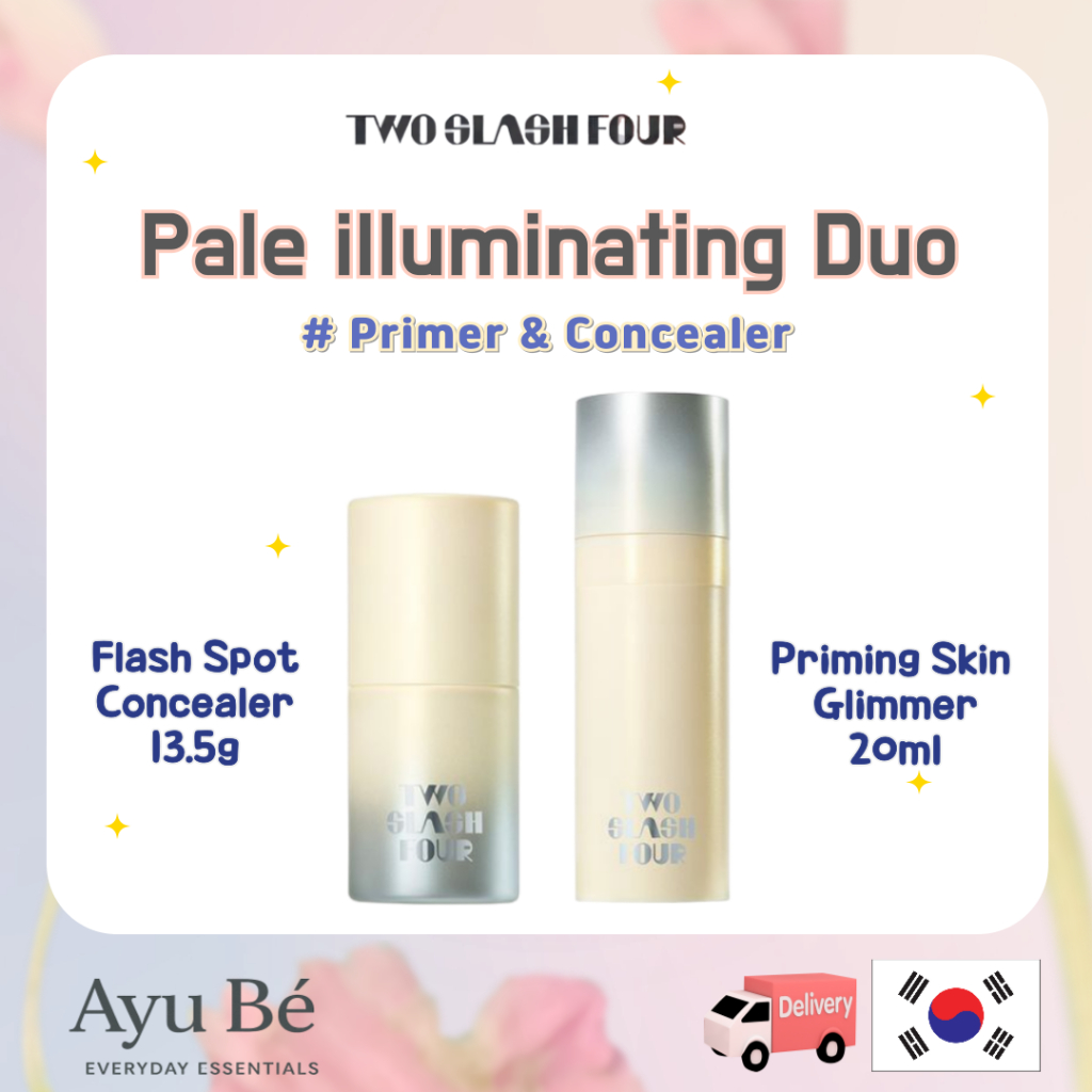 [兩種 SLASH FOUR] 淡色底系列(Priming Skin Glimmer / Flash Spot Conc | 蝦皮購物