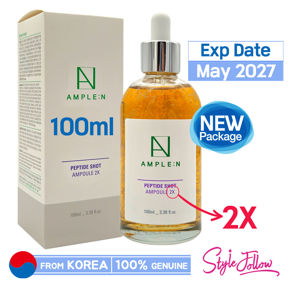 ️新包裝 ️[AMPLE:N] 肽安瓿 2X 100ml (1pc) 來自。 韓國 | 蝦皮購物