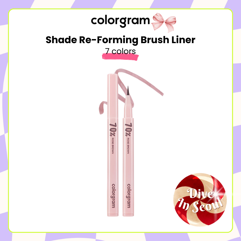 [COLORGRAM] Shade Re-Forming Brush Liner – 7色 | 蝦皮購物