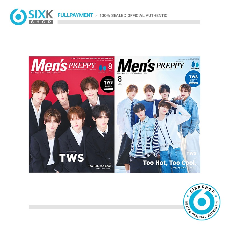 [KPOP] Men's Preppy Japan - TWS Cover (AUG 2025) | 蝦皮購物