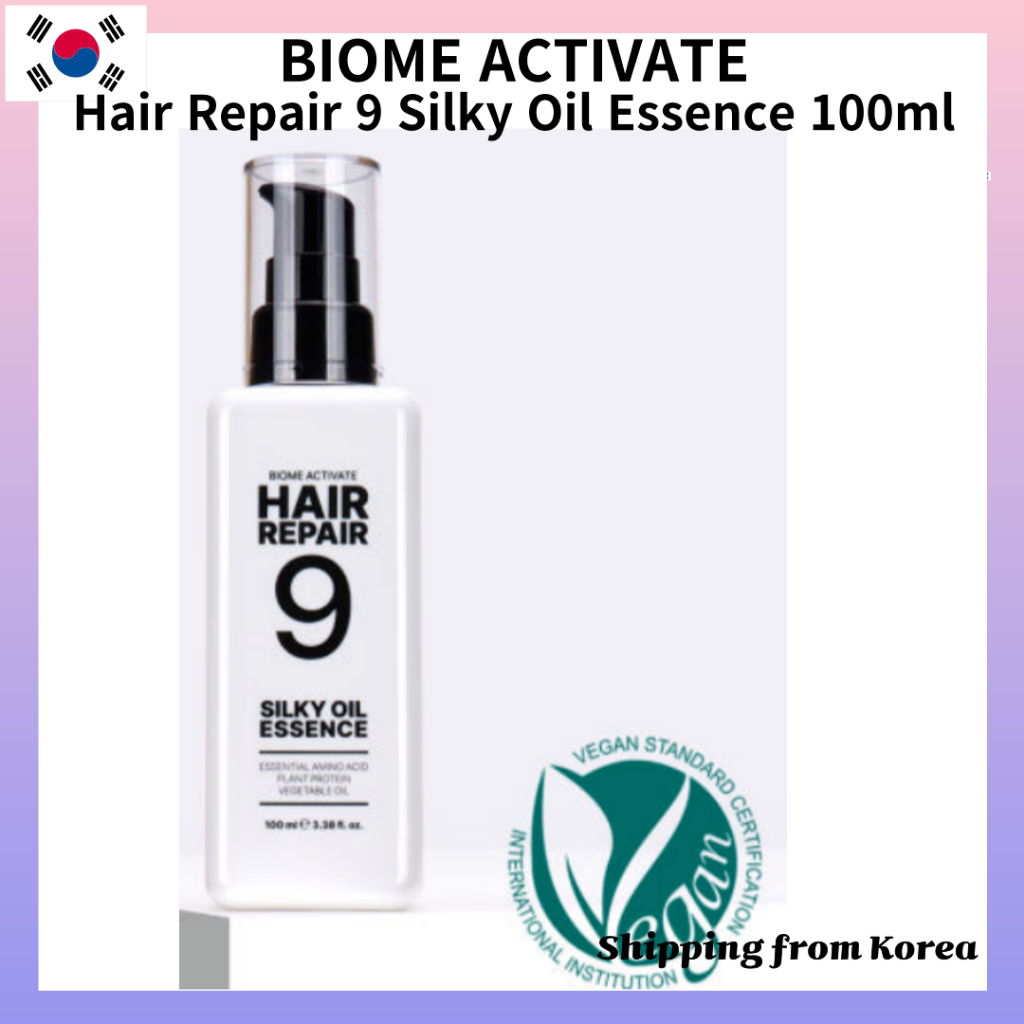 [Biome Activate] Hair Repair 9 絲滑油精華 100ml / 重度受損髮質和光澤塗層 | 蝦皮購物