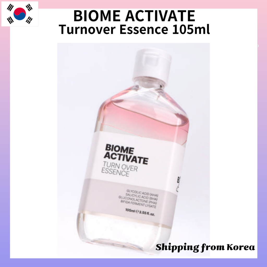 [Biome Activate] Turnover Essence 105ml/黑頭和毛孔護理/精華液,打造光滑、清晰的 | 蝦皮購物