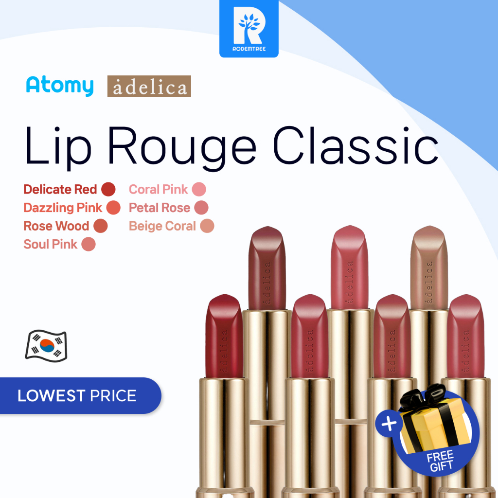 Atomy Adelica Lip Rouge Classic 艾多美 經典唇釉 | 蝦皮購物