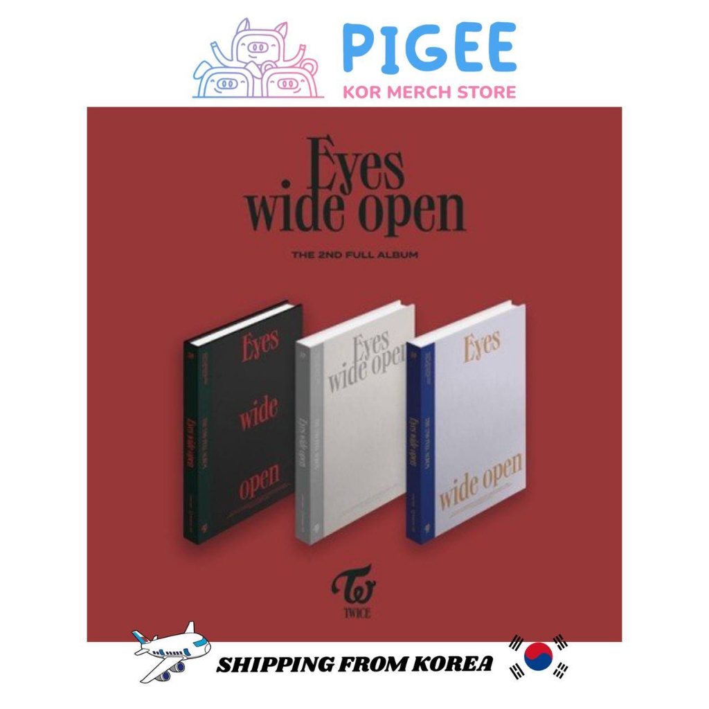 TWICE - 2ND ALBUM [EYES WIDE OPEN] | 蝦皮購物