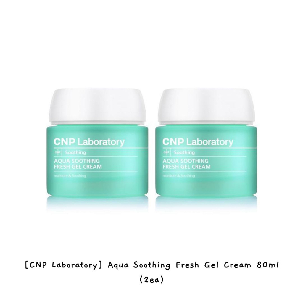 [CNP Laboratory] Aqua Soothing 清新啫喱霜 80ml (2ea) / k-beauty | 蝦皮購物