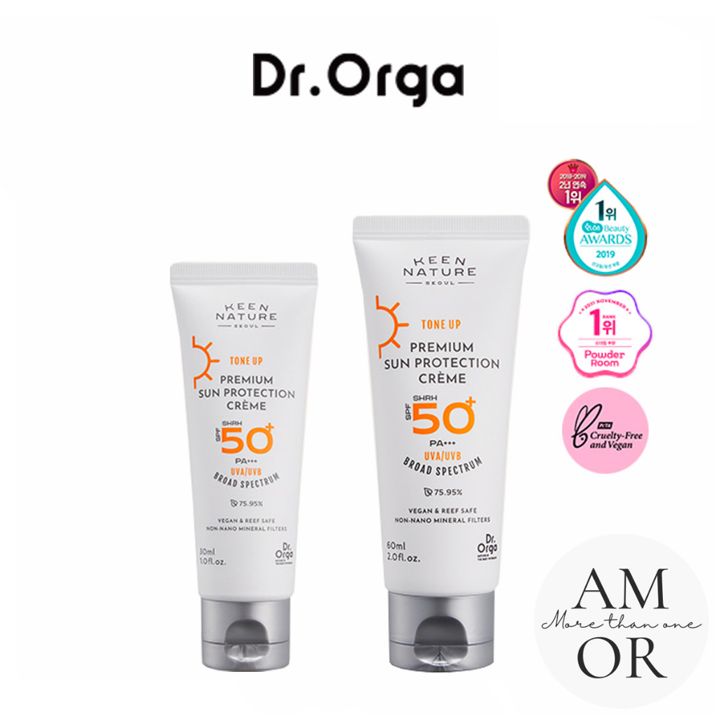 [Dr.Orga] Primium 防曬提亮防曬霜 SPF50+ PA+++ (30ml/60ml) | 蝦皮購物