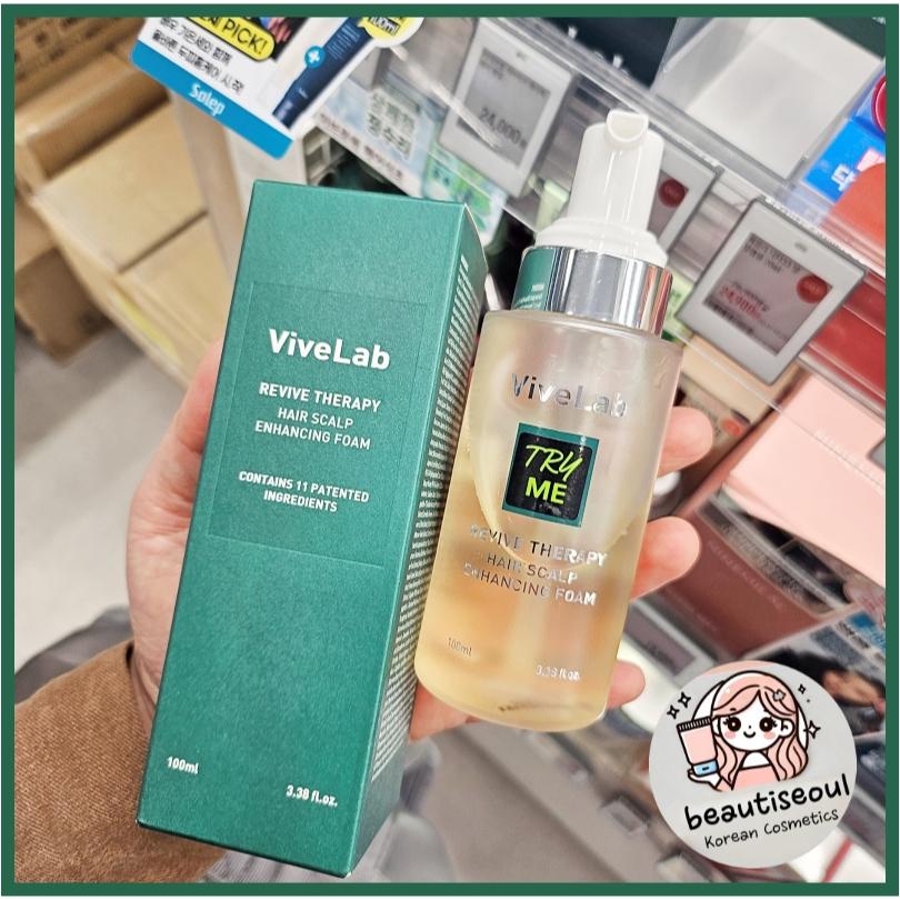 韓國 Vivelab REVIVE 頭皮營養護理泡沫噴霧 100ml | 蝦皮購物