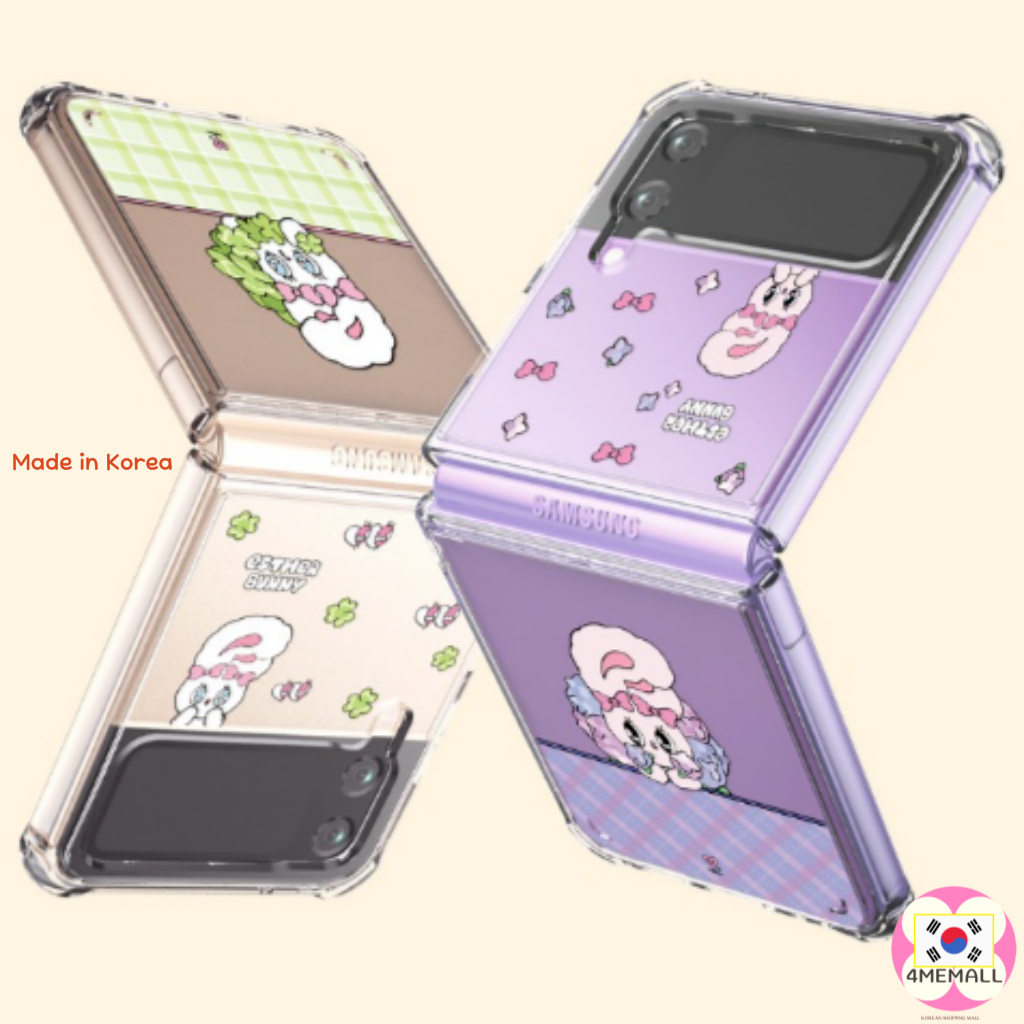 Esther Bunny Rabbit Blooming Galaxy Z Flip 4 透明氣墊殼 Z Flip 4 | 蝦皮購物