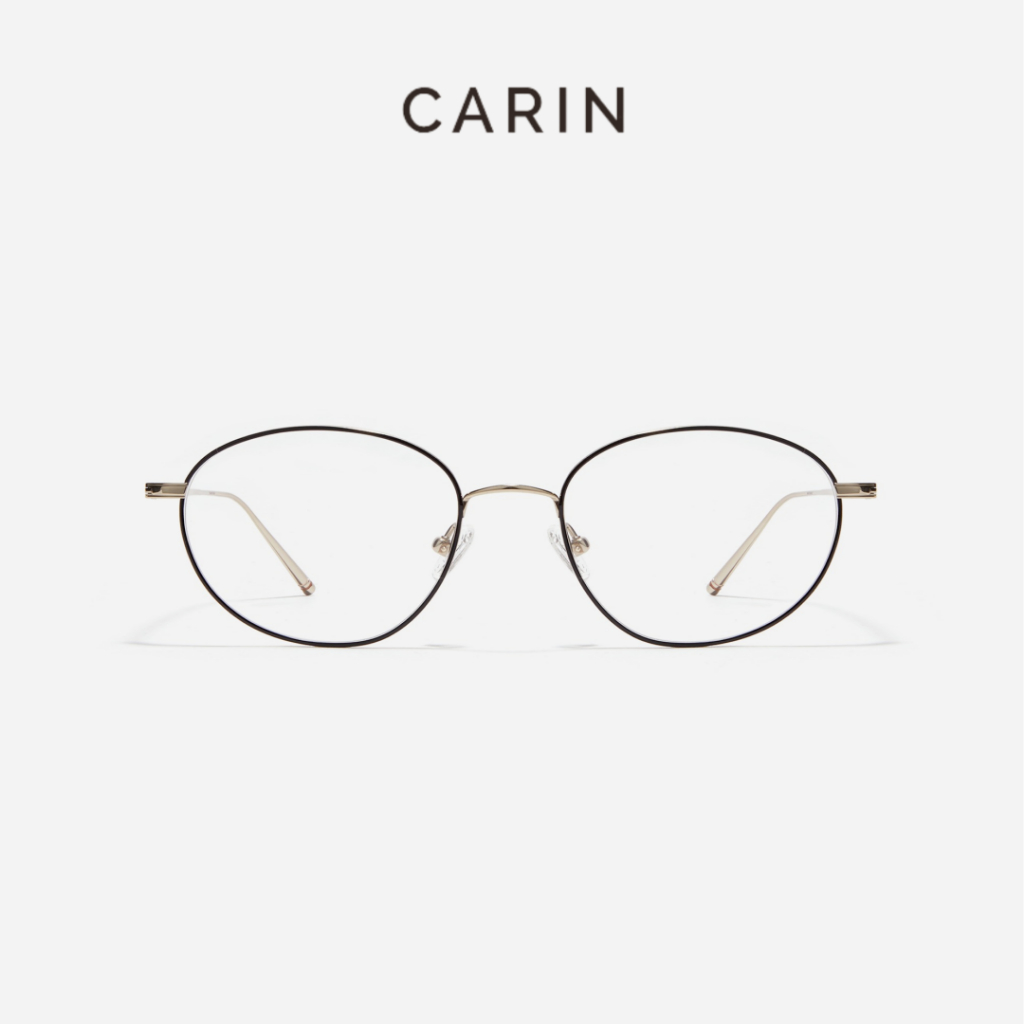 [CARIN] 2024 EDELL 正品眼鏡黑色 | 韓國時尚眼鏡/輕巧日常眼鏡/溫柔奢華 | 橢圓形美容設計 / 男 | 蝦皮購物