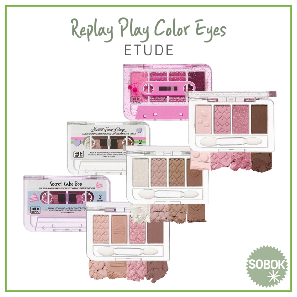 [ETUDE] Replay Play Color Eyes 眼影盤 3色 眼影 眼彩 | 蝦皮購物