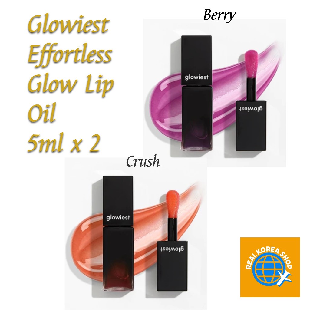 [韓國製造] [1+1] Glowiest Effortless Glow 唇油 5ml x 2 (漿果, Crush) | 蝦皮購物