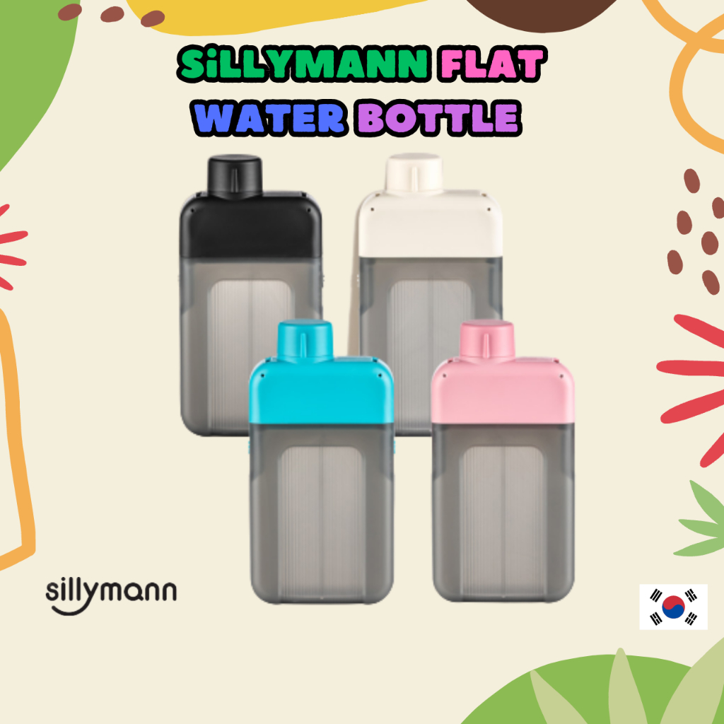 [Sillymann] 扁平水瓶 / 300ml /500ml/ 4色 | 蝦皮購物
