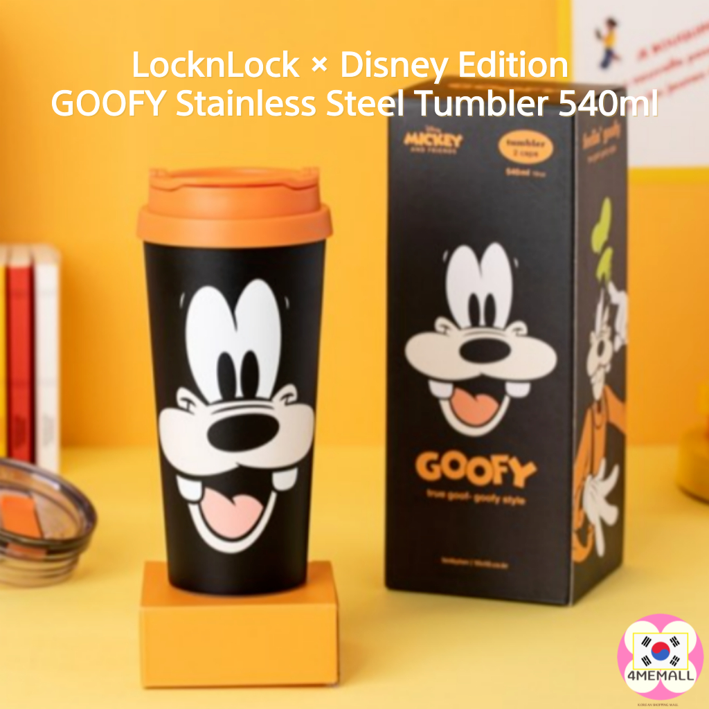 LOCK&LOCK 迪士尼 Locknlock x Disney Edition GOOFY 不銹鋼玻璃杯 540ml | 蝦皮購物