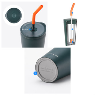 [LOCKNLOCK] 吸管真空冷杯 400ml/ 550ml (LHC4301/ LHC4304) | 蝦皮購物