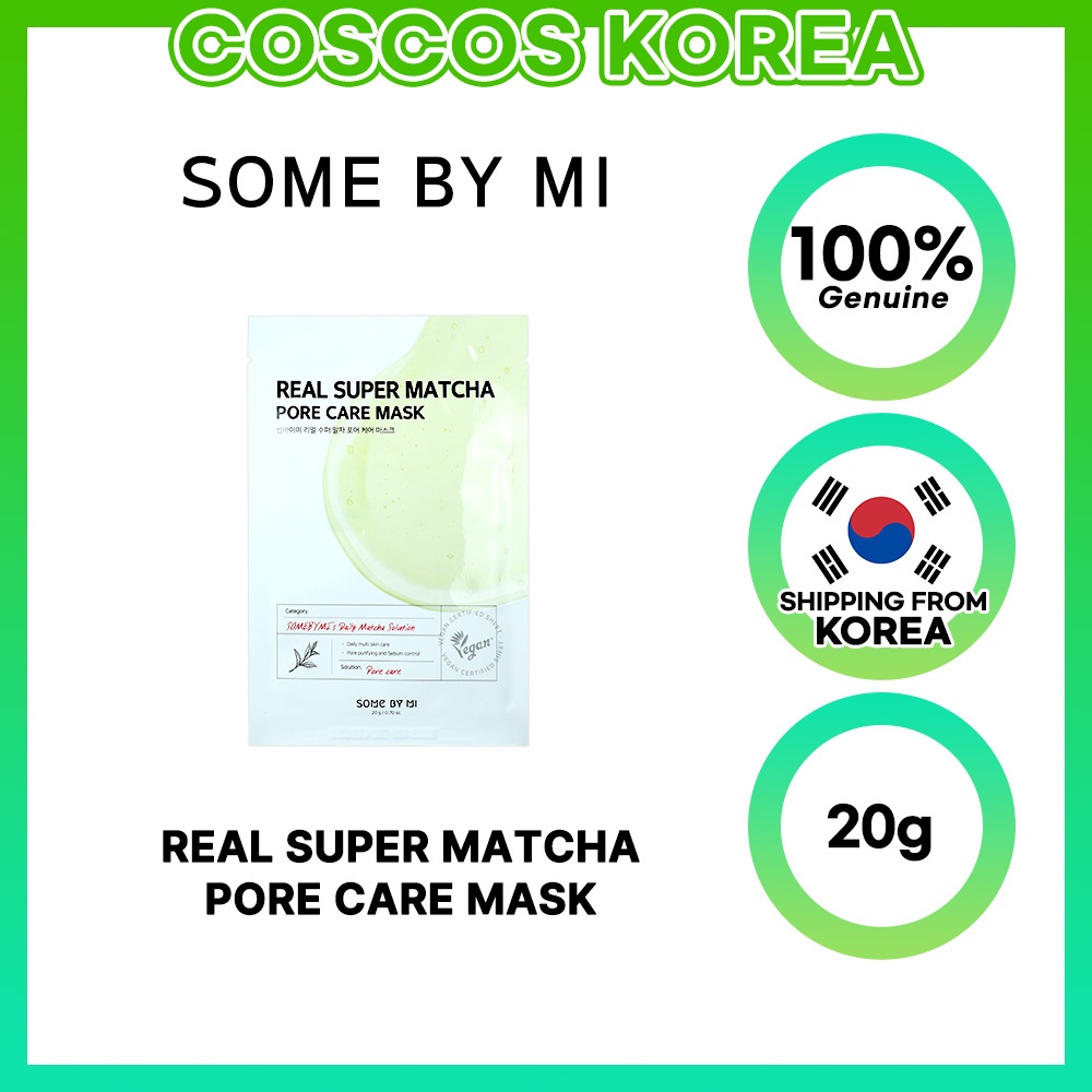 Somebymi Real Super Matcha Pore Care Mask 20g / 保濕(補水) / 舒緩肌 | 蝦皮購物