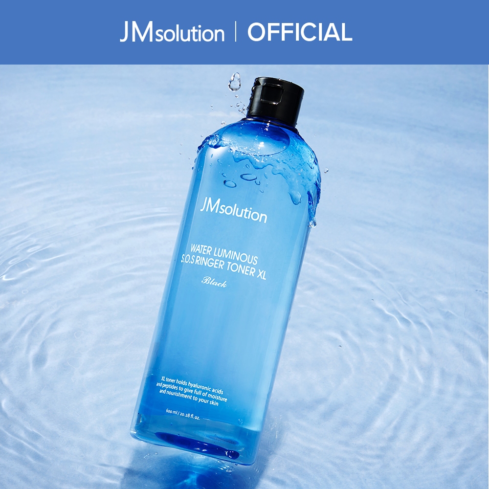 [JMSOLUTION] 水光 S.O.S RINGER TONER XL 黑色 (600ml) | 蝦皮購物