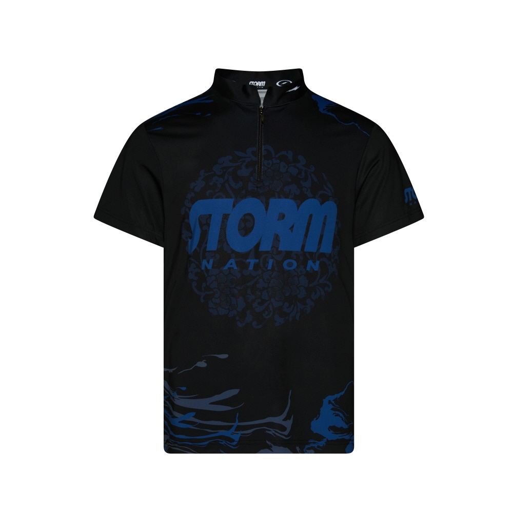 Storm Nation T-shirts 風暴保齡球服 ST-BC-12(黑色/藍色) | 蝦皮購物