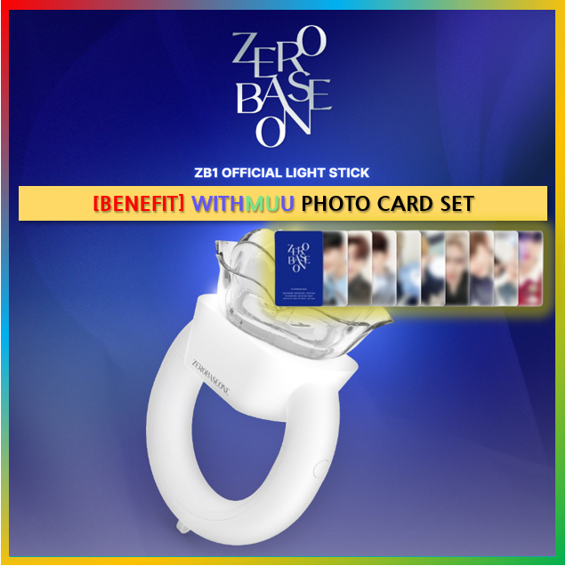 (準備發貨) ZB1 ZEROBASEONE Official Light Stick + Benefit Photo | 蝦皮購物