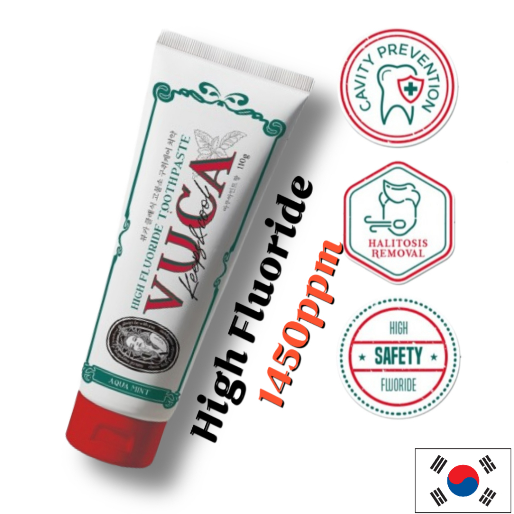 高氟牙膏 1450ppm - 99.9% 天然水族薄荷味抗菌,家庭友好,保證新鮮 | 蝦皮購物