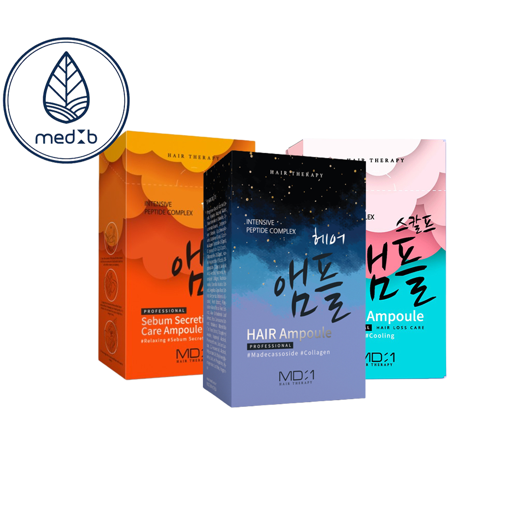 [MD1] 強效肽複合物專業頭皮和頭髮和皮脂分泌護理安瓿 10ml x 20ea | 蝦皮購物