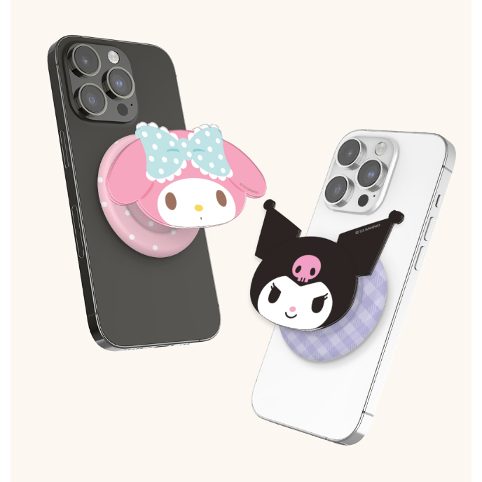 三麗鷗磁性亞克力 tok griptok popsocket kuromi cinnamoroll pochacco 絨 | 蝦皮購物