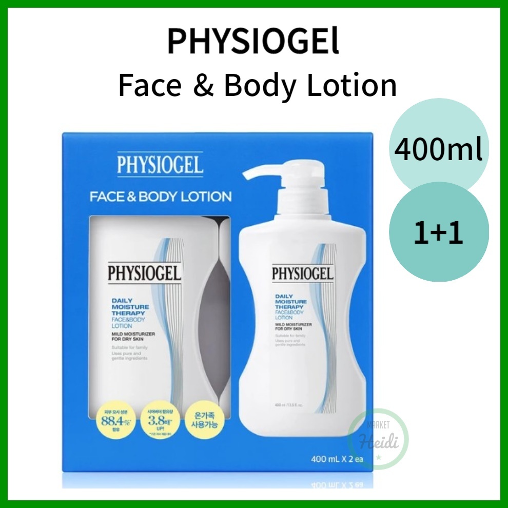Physiogel 面部和身體乳液 400ml x 2ea | 蝦皮購物
