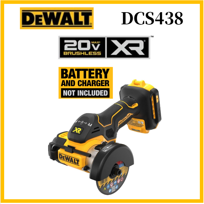 Dewalt DCS438 20V MAX 切斷工具,3 合 1,無刷,通過困難材料供電,連接 LED 工作燈(無充電器 | 蝦皮購物