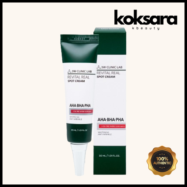 3W Clinic Lab Aha ⦁ Bha ⦁ Pha Revital Real Spot Cream 30ml | 蝦皮購物