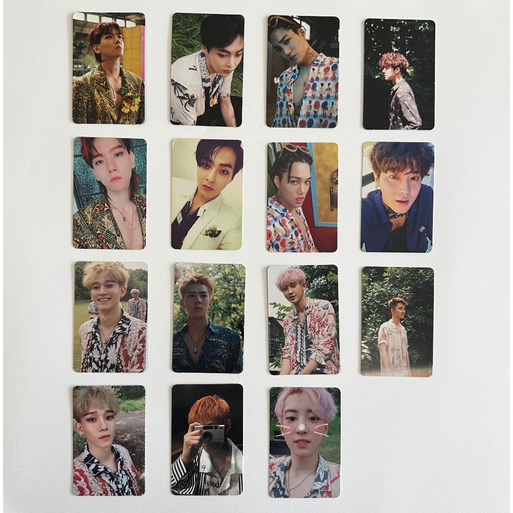 Kpop EXO 4th Album The War KOKOBOP 官方小卡全套 (15pcs) | 蝦皮購物