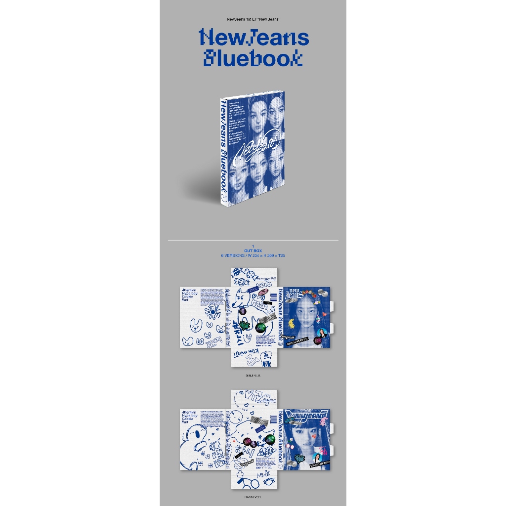 NEWJEANS - 1ST EP [ NEW JEANS ] Bluebook Ver. | 蝦皮購物