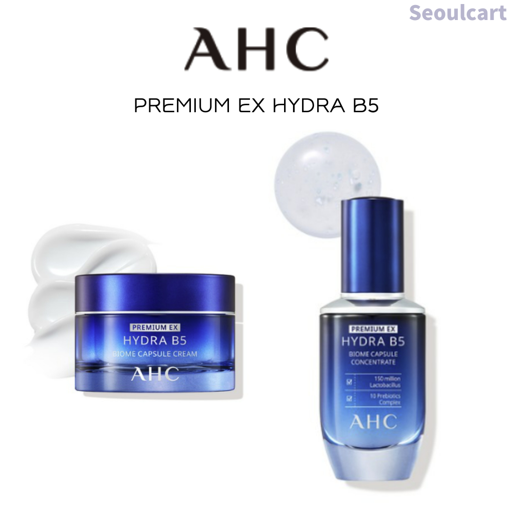 Ahc, Premium EX hydra b5 生物膠囊霜,50ml,濃縮液,30ml | 蝦皮購物