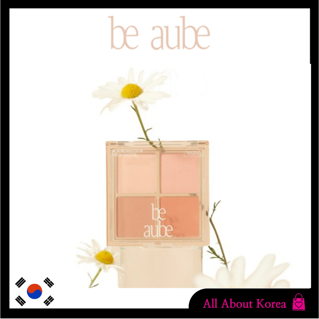 [be Aube] mix match cheek palette 2colors, 混合匹配腮紅盤 | 蝦皮購物