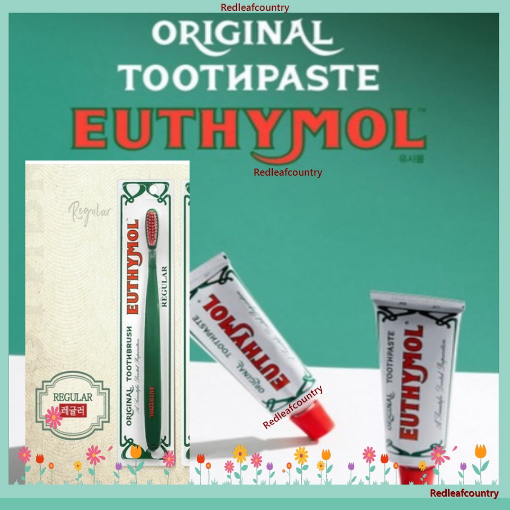 [EUTHYMOL]英國奢華牙膏106g&牙刷120年傳統常規經典美白牙垢護理牙齦保護 | 蝦皮購物