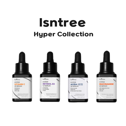 [Isntree] 超級精華 20ml: 煙酰胺 20, 視黃醇 1.0 EX, 維生素 C 23, 酸性 4(AHA | 蝦皮購物