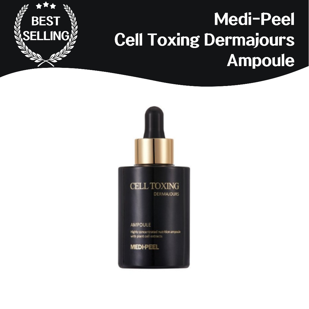 Medi-peel Cell Toxing Dermajours Ampoule 100ml 皮膚再生彈性增強皺紋改善深 | 蝦皮購物