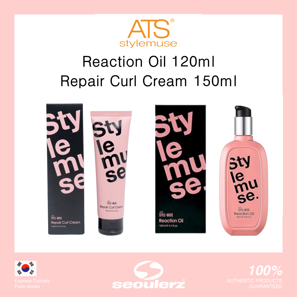 [ATS] Style Muse Reaction Oil 120ml Repair Curl Cream 150ml | 蝦皮購物