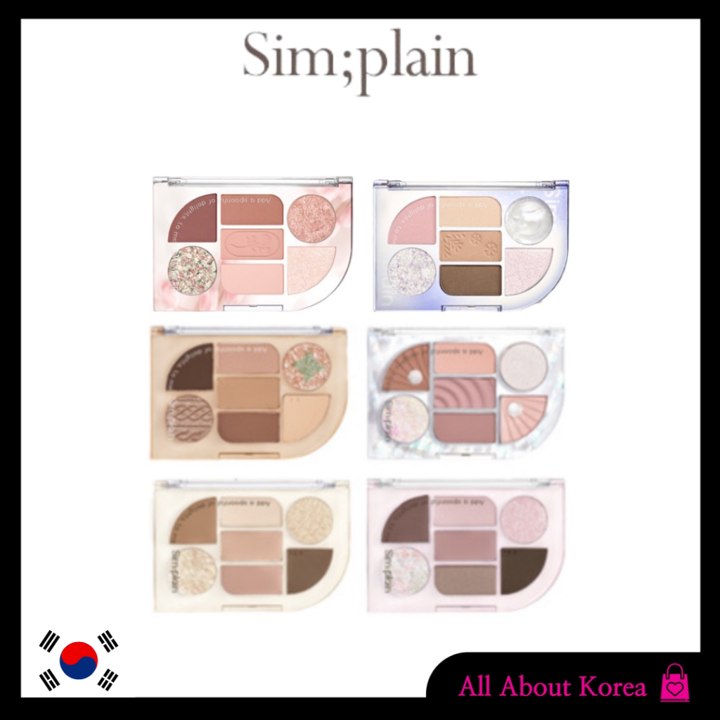 [SIMPLAIN]EYE PALETTE 6colors, korea cosmetic | 蝦皮購物