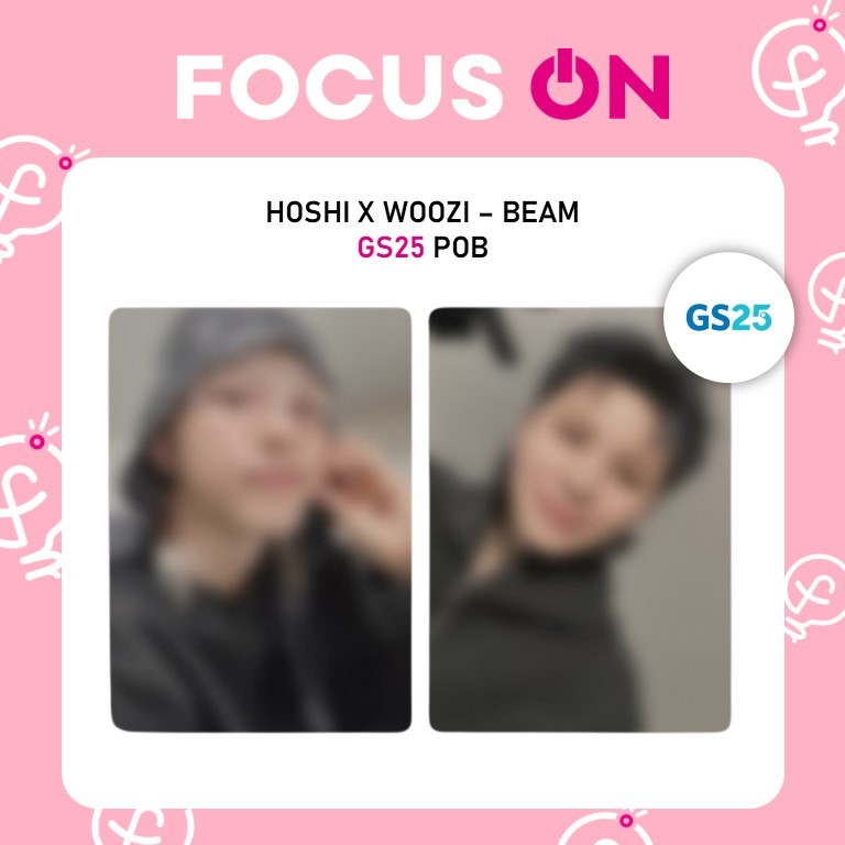 SVT HOSHI X WOOZI HXW POB GS25 BEAM PHOTOCARD | 蝦皮購物