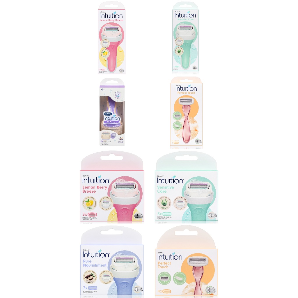[小雞] Intuition & Perfect Touch 剃須刀 & Refill Catridge / 檸檬漿果微 | 蝦皮購物