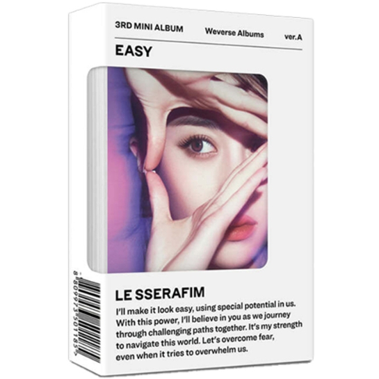 LE SSERAFIM - [ EASY ] 3RD Mini Album (WEVERSE Ver.) | 蝦皮購物