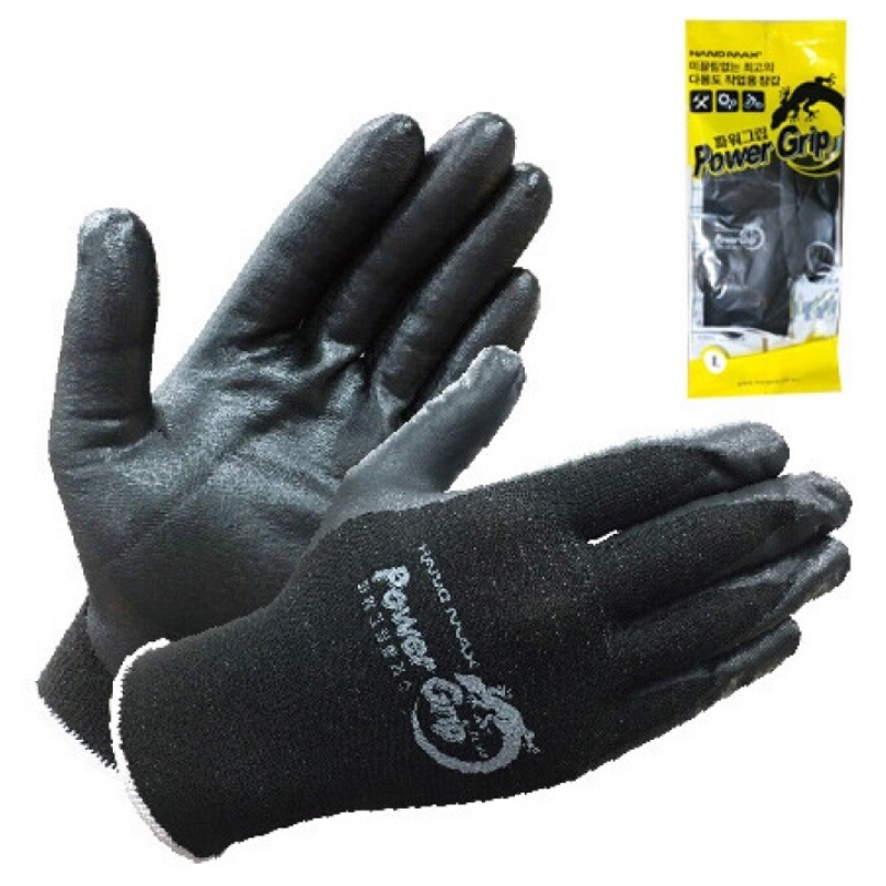 [Handmax] 動力握把加 NO.702 | 多用途丁腈橡膠塗層手套 | 塗層手套 | 氨綸 | 防滑 | 針織手套 | 蝦皮購物