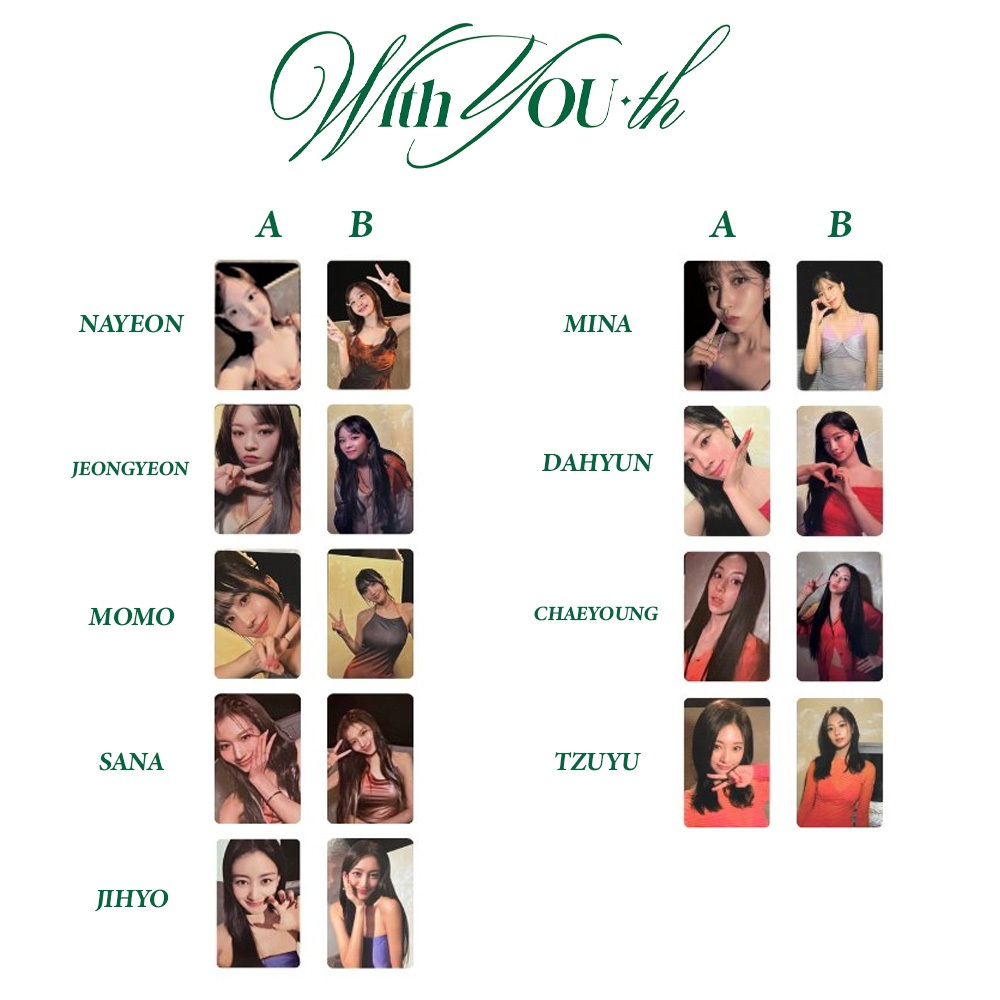 Twice 13th Mini Album With YOU-th Digipack 專輯 Ver. 照片卡 | 蝦皮購物