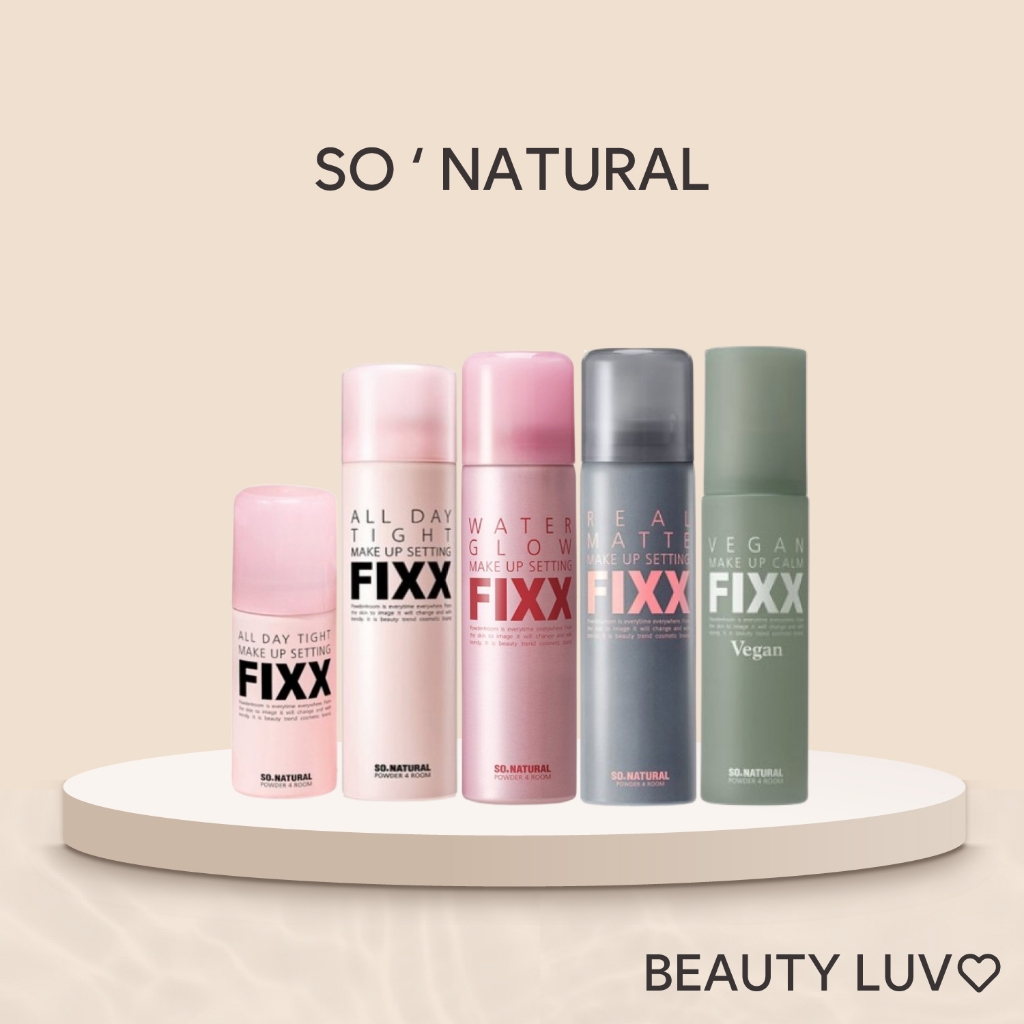 [So Natural] 全天緊緻定妝 Fixx Makeup Fixer 35ml、75ml、100ml、250ml | 蝦皮購物
