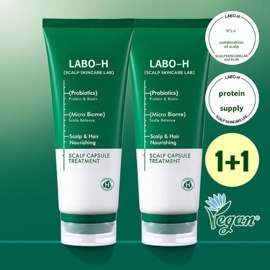 Laboh 頭皮強化膠囊治療緩解 200 毫升脫髮雙重特殊產品 | 蝦皮購物