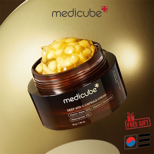 🇰🇷正品代購 [Medicube] Deep Vita C Capsule Cream 深層維生素C膠囊 55g | 蝦皮購物